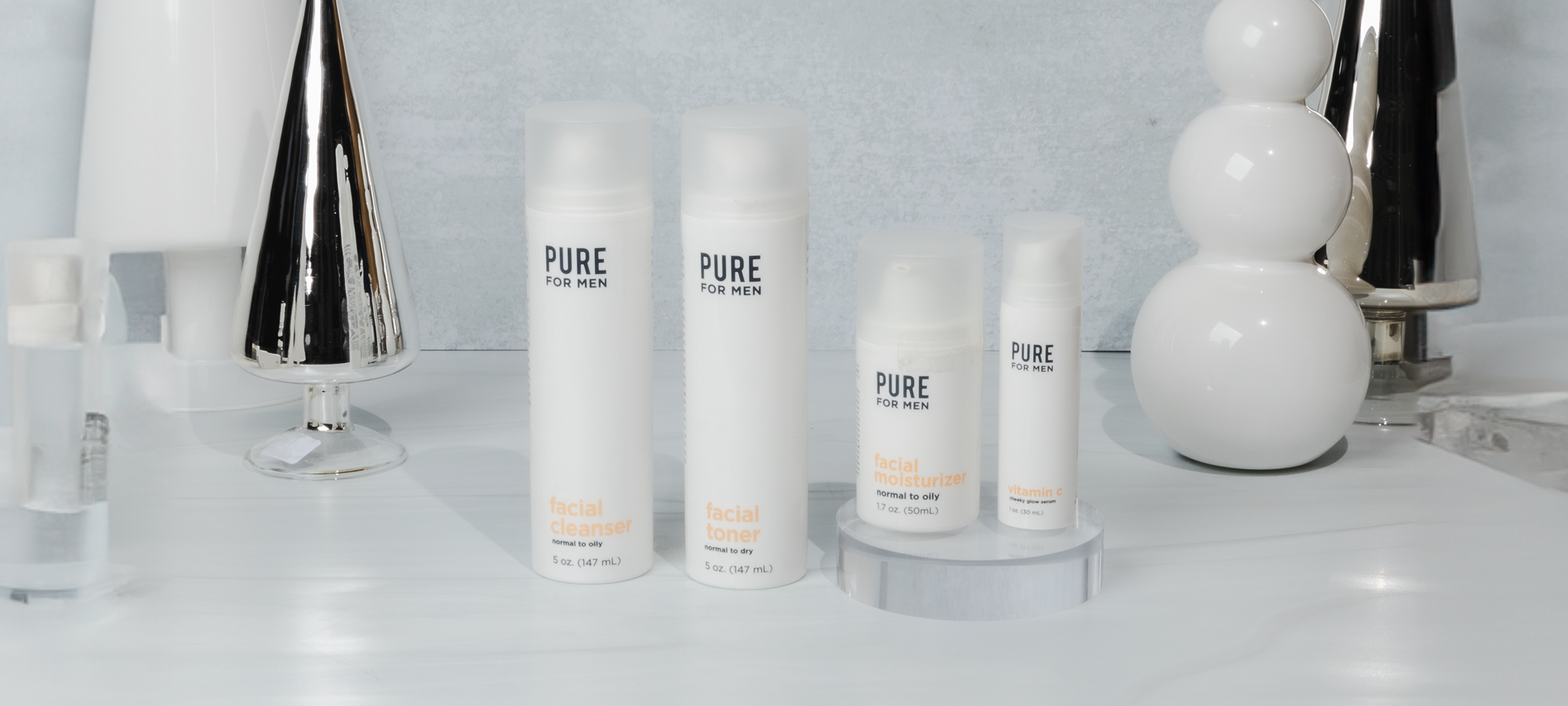 Pure for Men | Face Care Collection | Clean Products to Stay Glowing